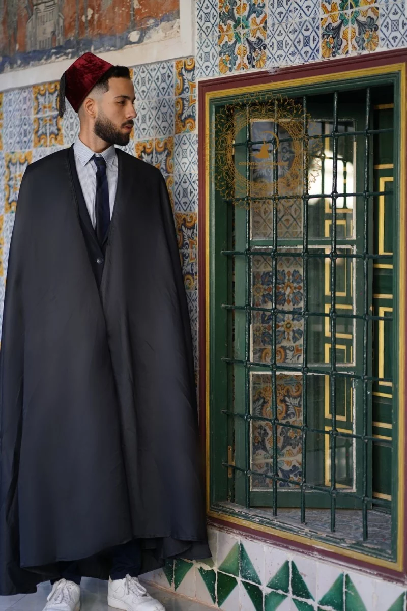 Burnous for chic men