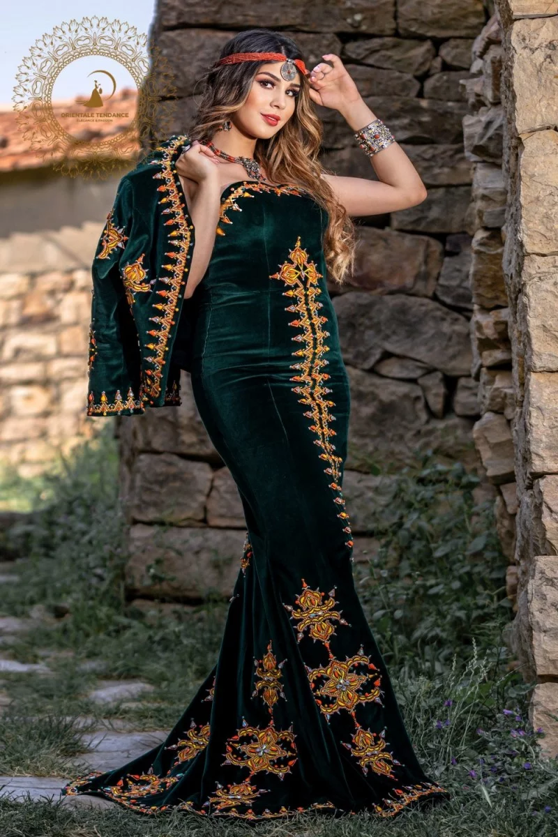 beautiful Kabyle strapless dress