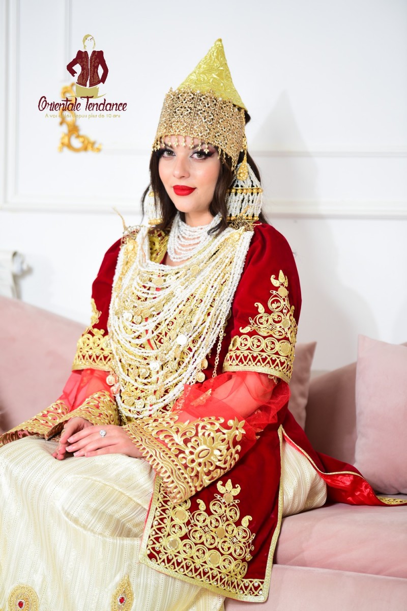 Chedda Tlemcenienne mariage Algérien, accessoires assorties