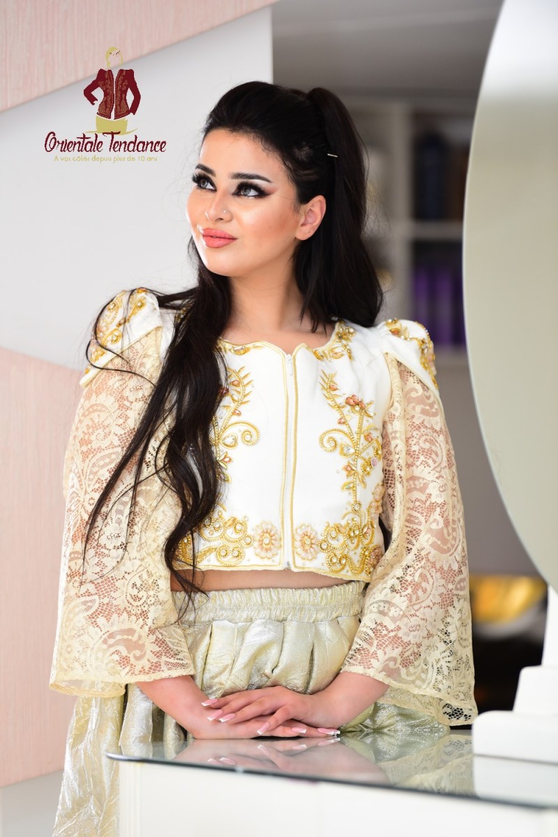 Karakou Algérien Dalia pour femme tendance confection main.