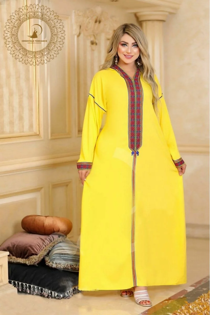 Online yellow Djellaba!